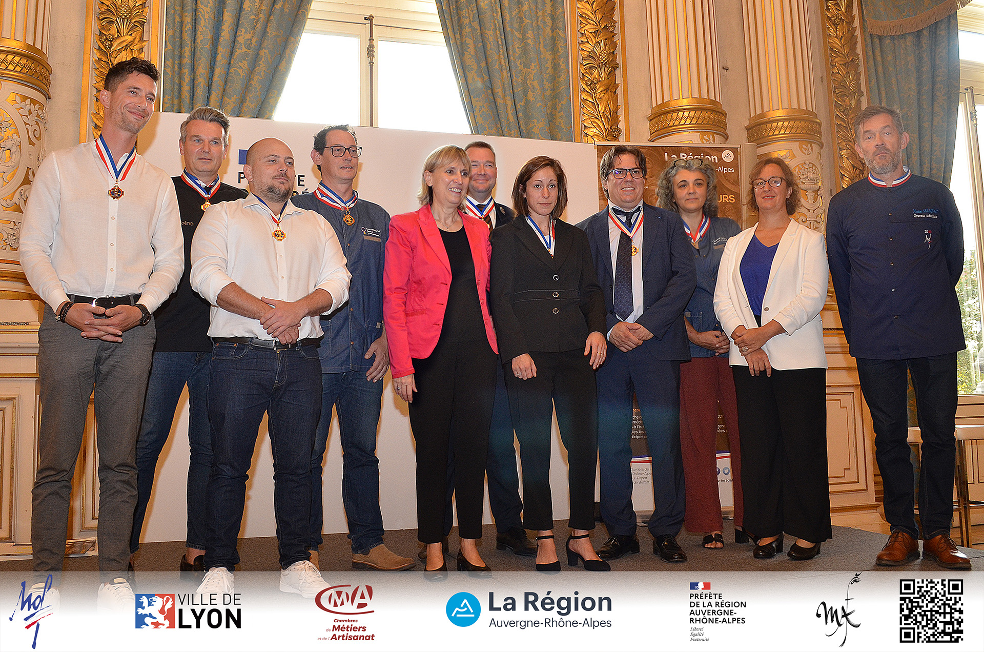 Les nouveaux MOF et MAF 2023 du Rhône reçus en Préfecture - MOF et MAF AuRA