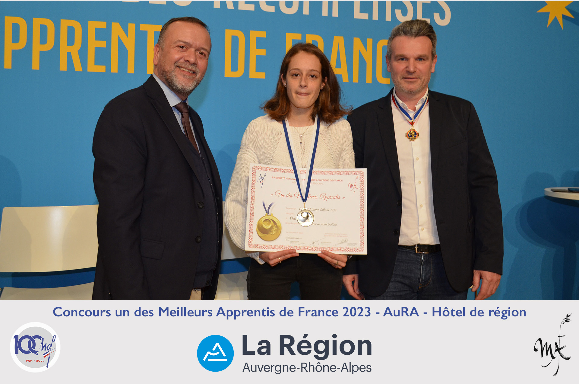 Réception des lauréats du concours MAF à l'Hôtel de région - MOF et MAF ...